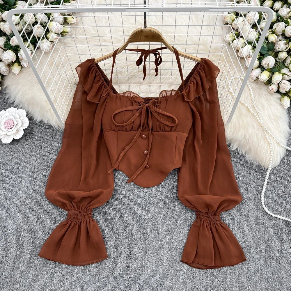 off shoulder neckline blouse